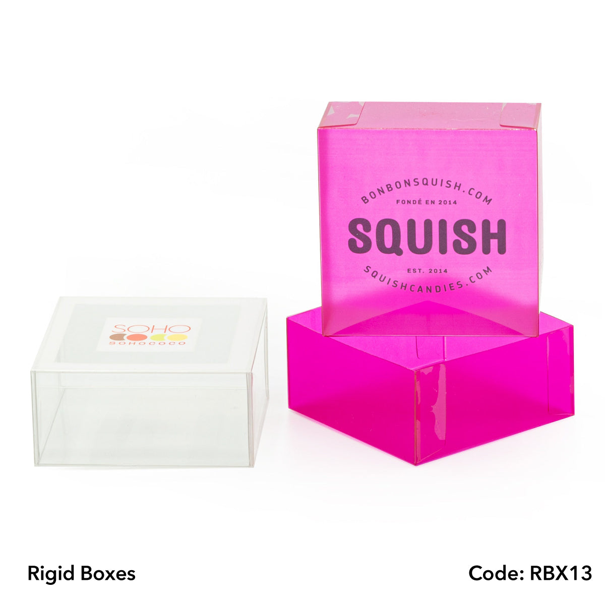 Clear PET Rigid Boxes – Luv2Pak