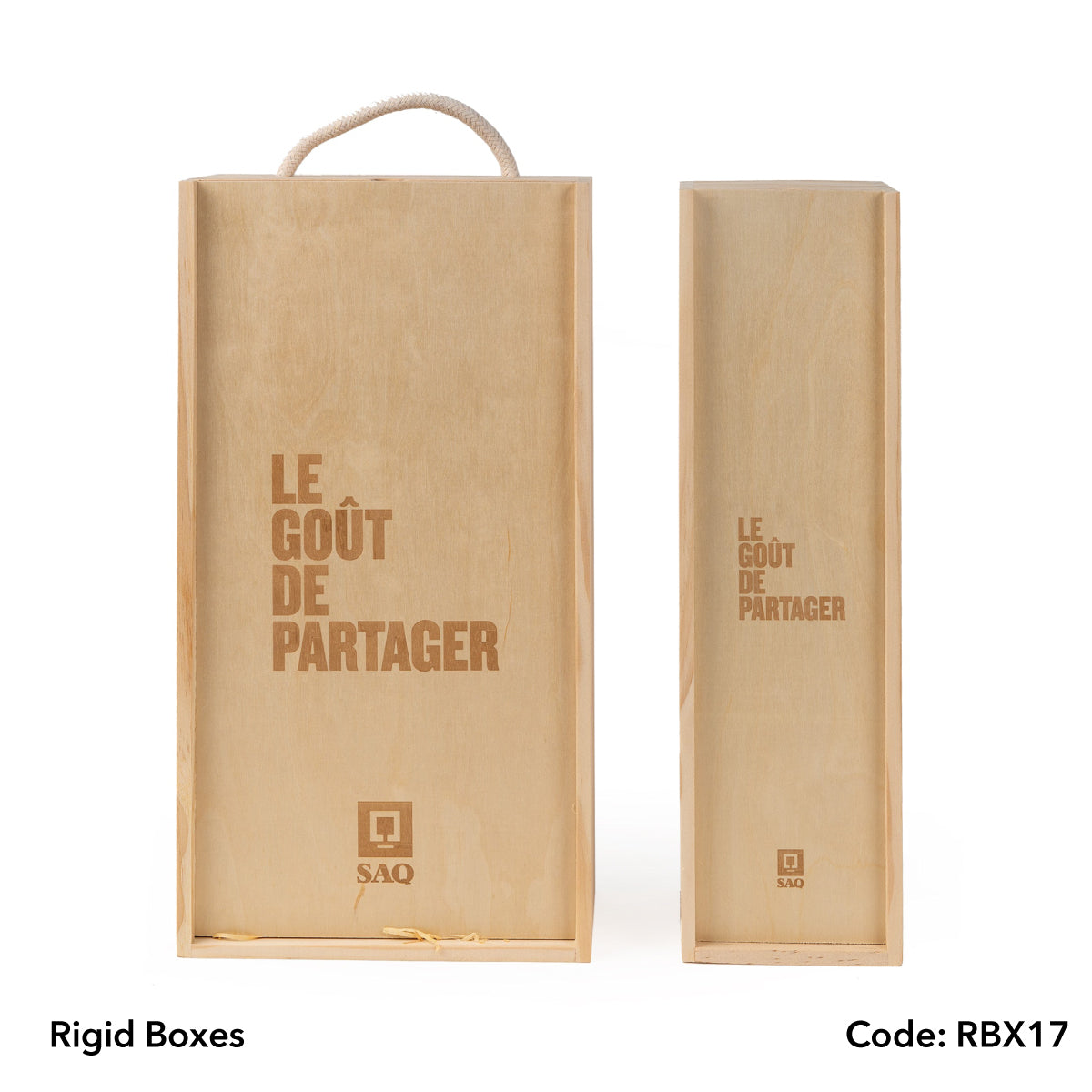 SAQ Bottle Wooden Box – Luv2Pak