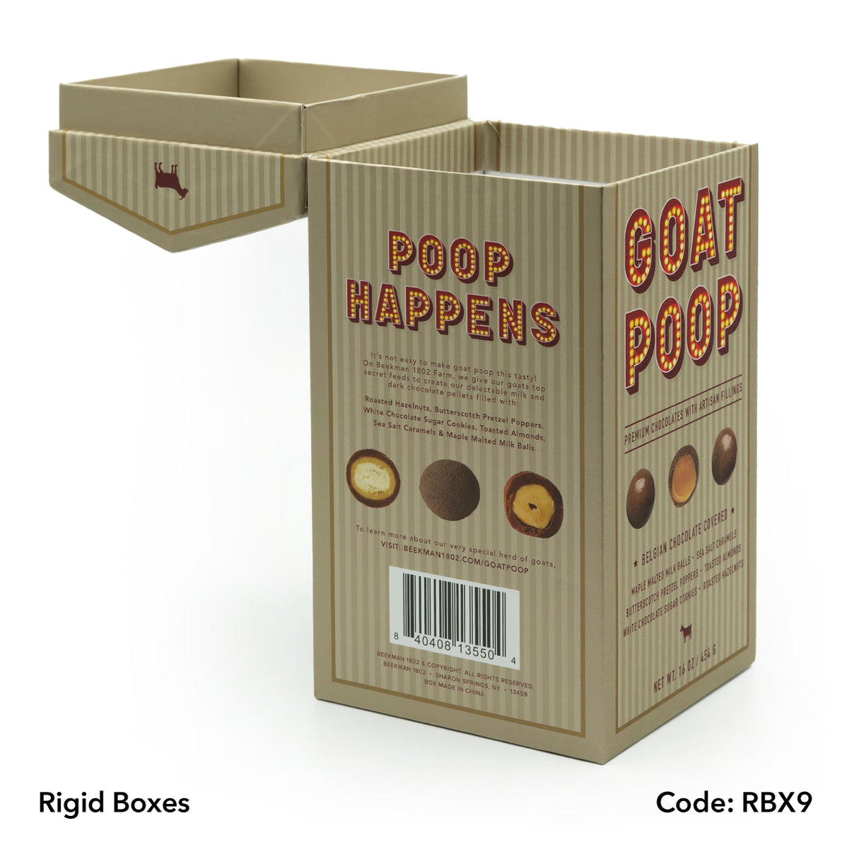 Goat Poop Rigid Gable Box – Luv2Pak