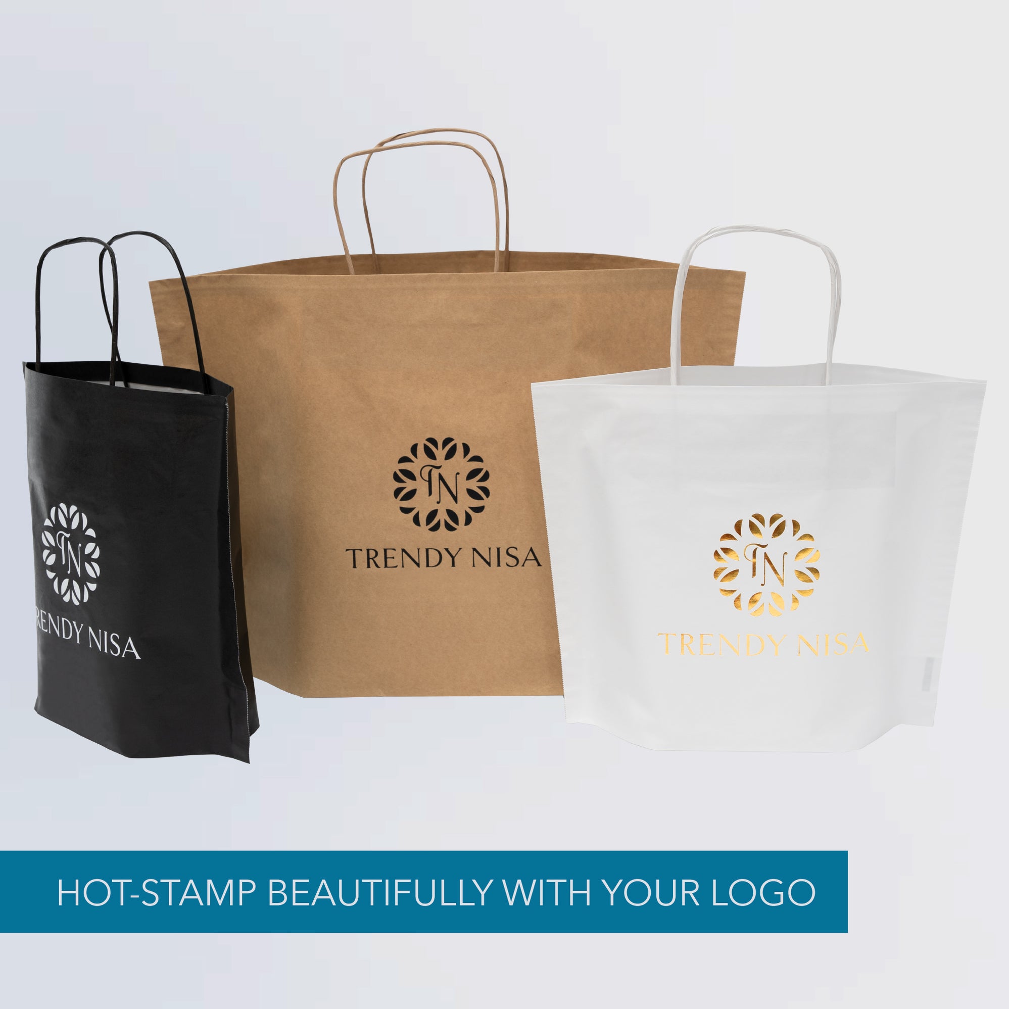 Totally Trim Paper Shopping Bags – Luv2Pak