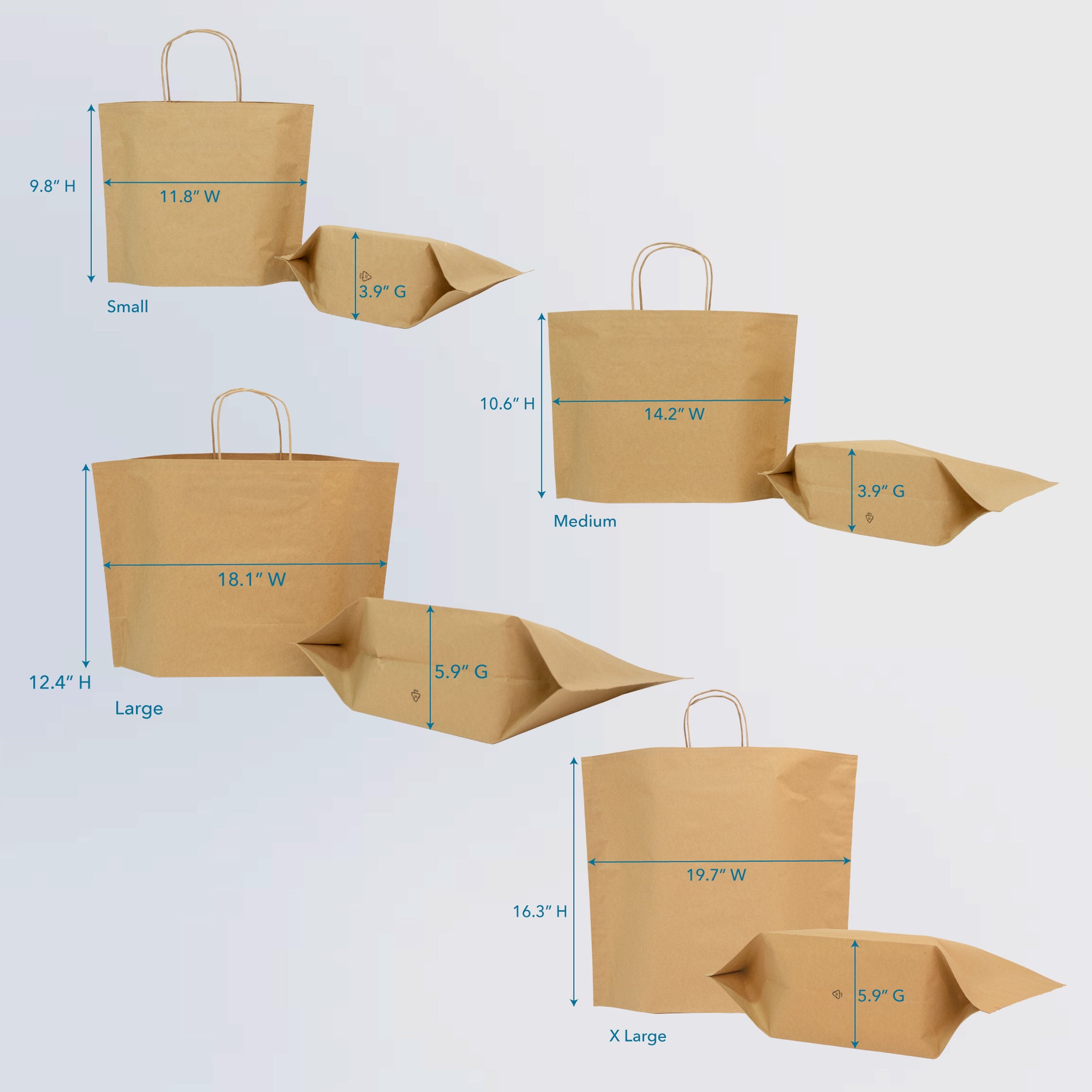 Totally Trim Paper Shopping Bags – Luv2Pak